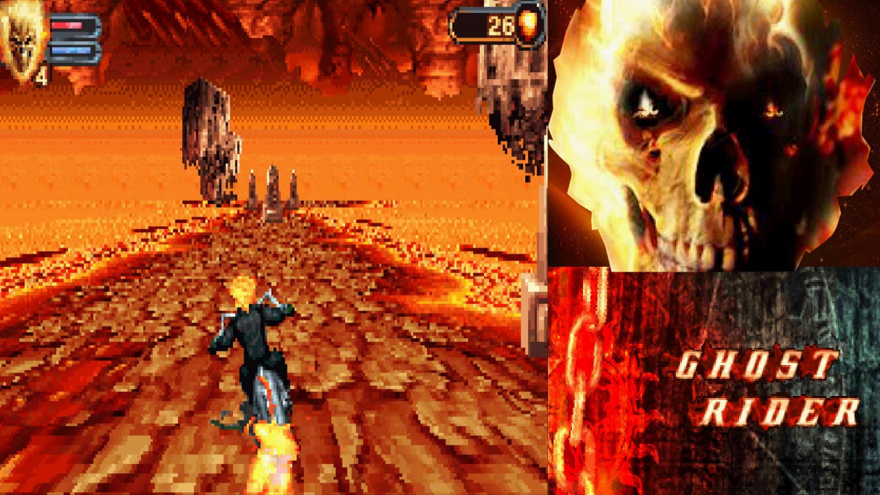 CLASICOS DE AVENTURA: GHOST RIDER (GBA) PARTE 1 - YouTube