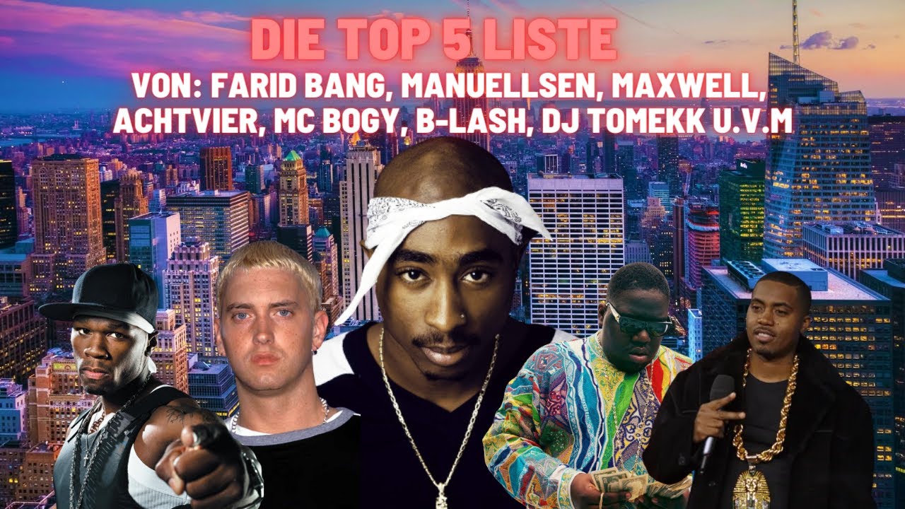 Die Top 5 Rapper von Farid Bang, Manuellsen, Maxwell u.v.m. - YouTube
