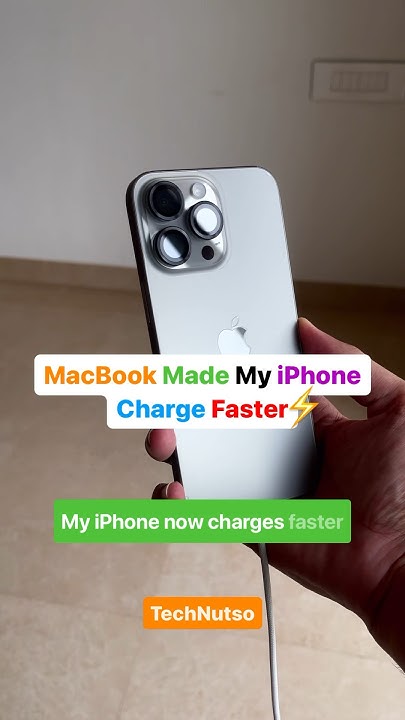 How to make your iPhone charge faster ? #youtubeshorts #apple #iphone #macbook #fastcharging # ...