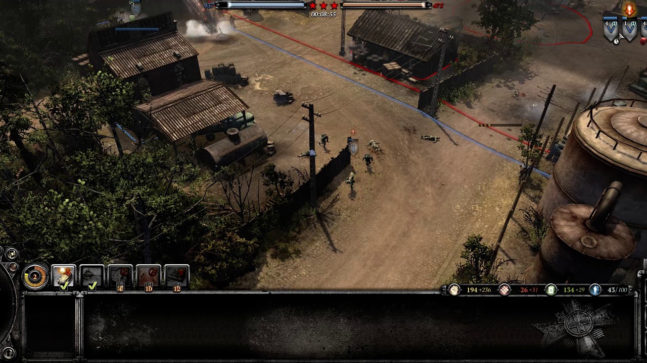 Fuhrer's Panther | 3v3 | Angermunde | Company of Heroes 2 | Full Match ...