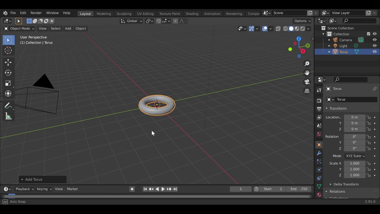 Ep 26: Start with primitive basic shape when modeling in Blender 2.91 ...