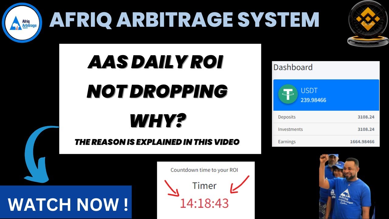 WHY AAS ROI NOT DROPPING || AFRIQ ARBITRAGE SYSTEM (AAS) - YouTube