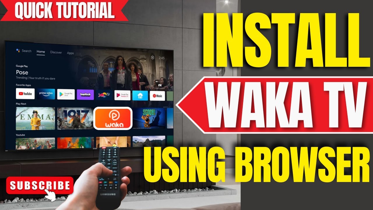 Easiest Way to Install Waka TV on Android TV – No Downloader Needed ...