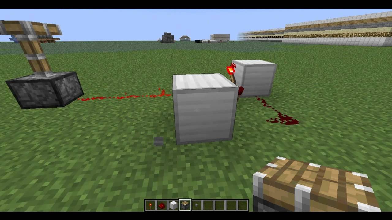 Minecraft - Puerta Logica RS NOR LACH tutorial ESPAÑOL - YouTube