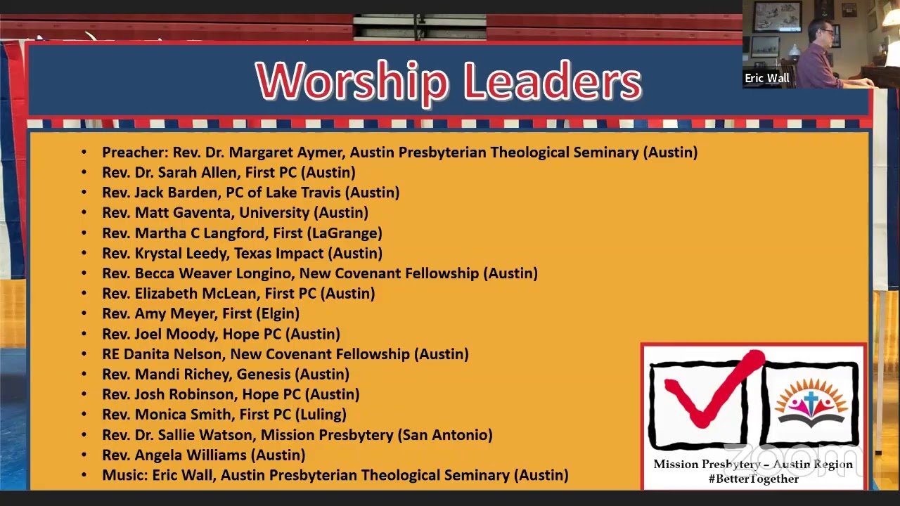 PCUSA - Community Worship Service - YouTube