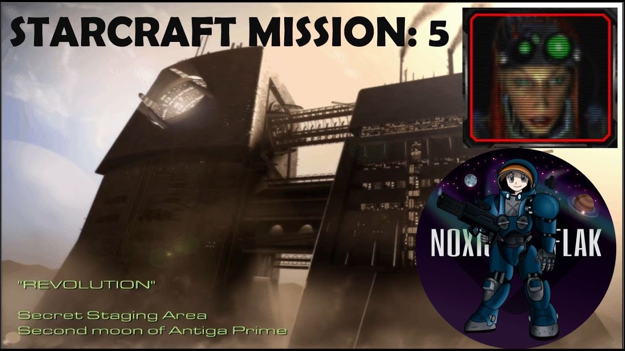 StarCraft mission 5 - Revolution full playthrough - YouTube