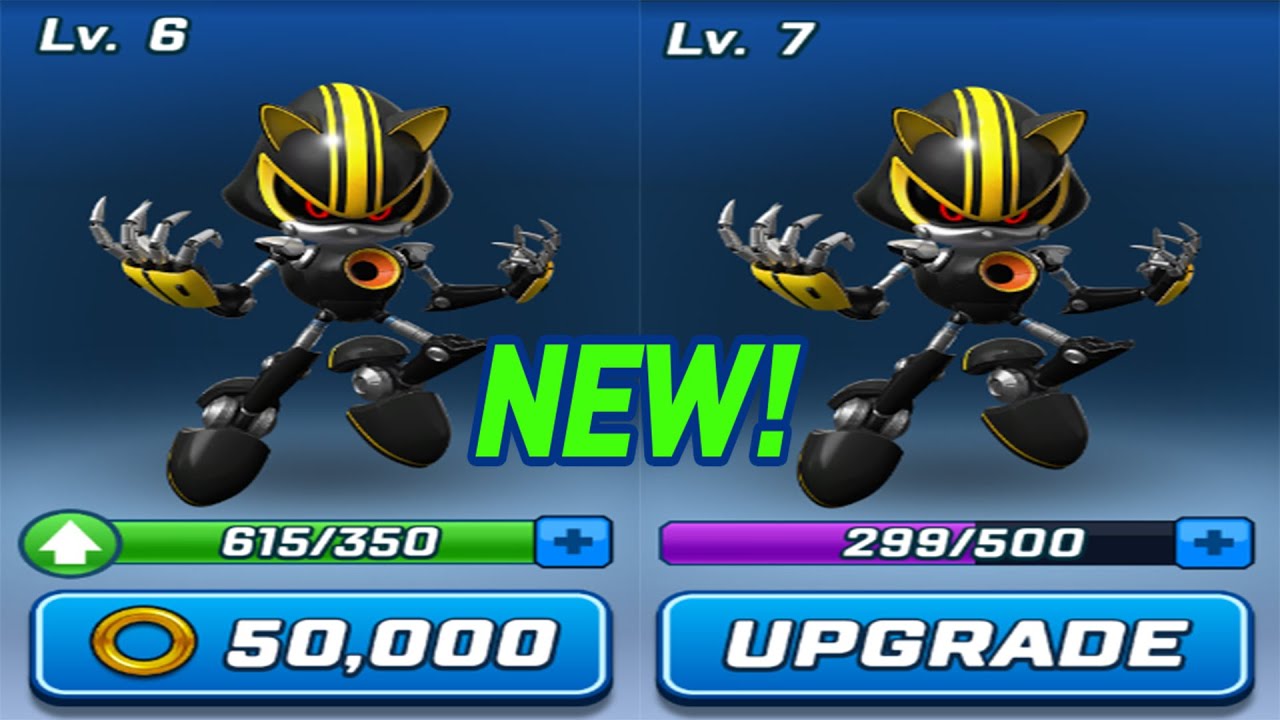I already have the new Metal Sonic Mach 3.0 on level 7 upgraded - Sonic ...
