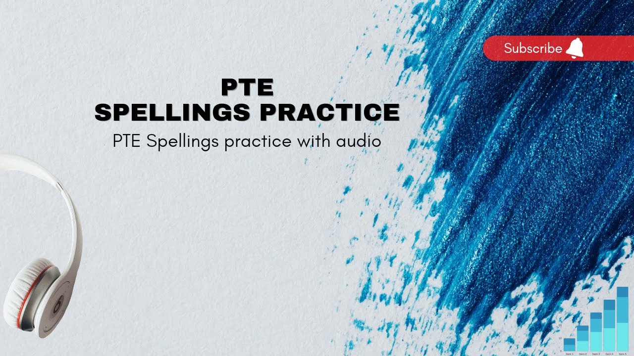 PTE Listening Spellings Practice 🎧 || PTE listening spellings - YouTube