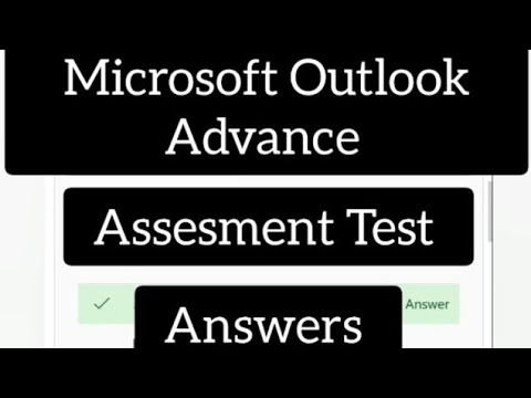 Naan mudhalvan Microsoft Outlook Advance Assessment Test #naanmudhalvan ...