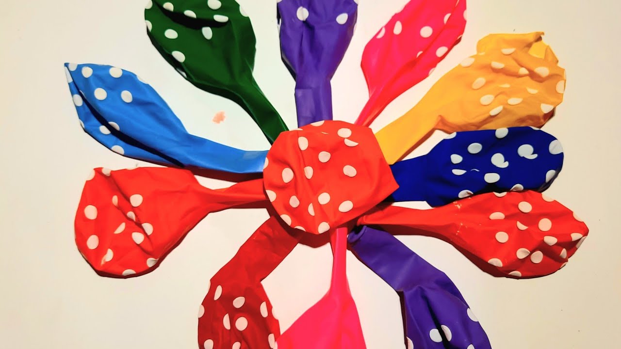 DECORATING FUN PUNCH BALLOON WITH STICKERS AND POPPING IT!!! .PART ...