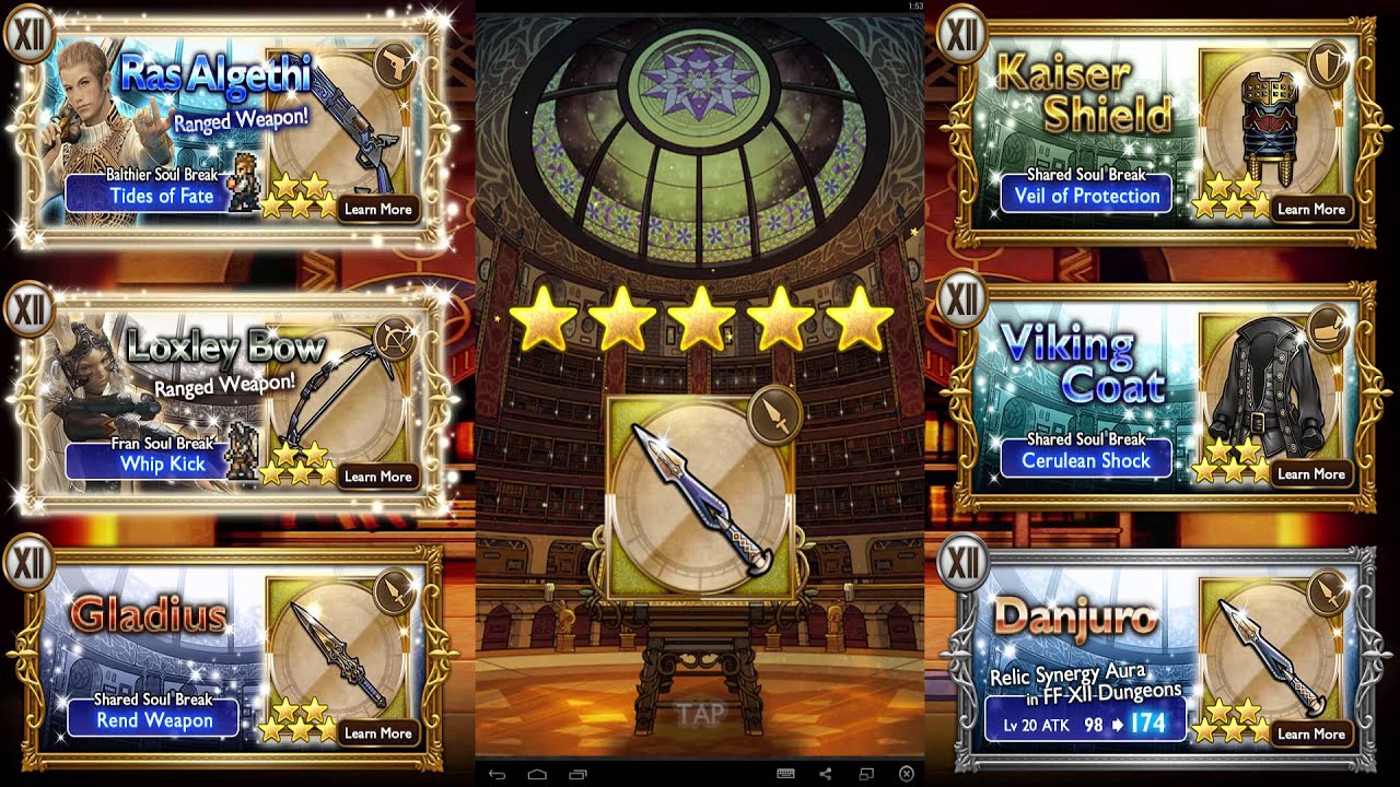 【FFRK】BALTHIER WANTS A NEW GUN | Final Fantasy Record Keeper Relic Draw ...