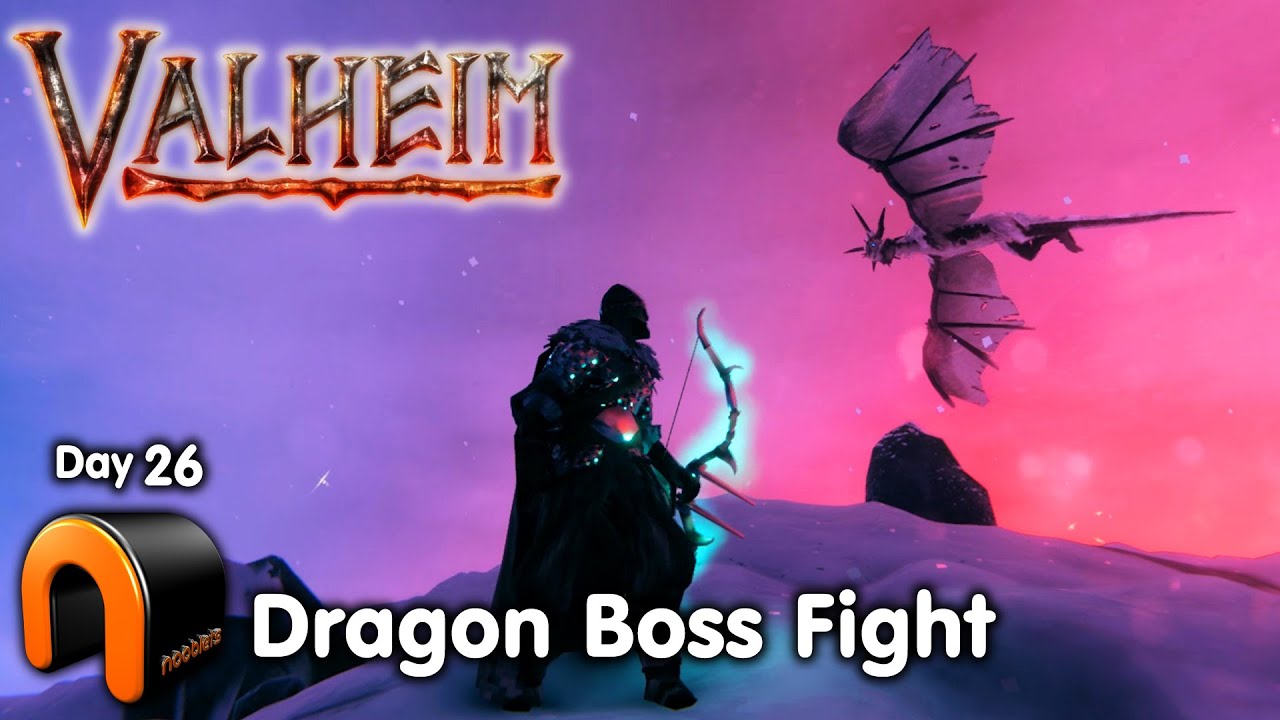 VALHEIM Dragon Boss Moder Fight! DAY 26 #Valheim - YouTube