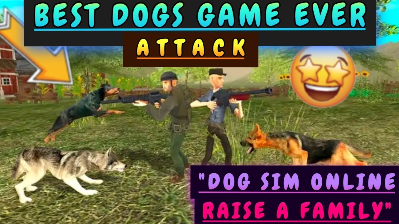 BEST DOG GAME EVER IN 80MB 😍|| DOG SIM ONLINE RAISE A FAMILY🔥|| Mitthu ...