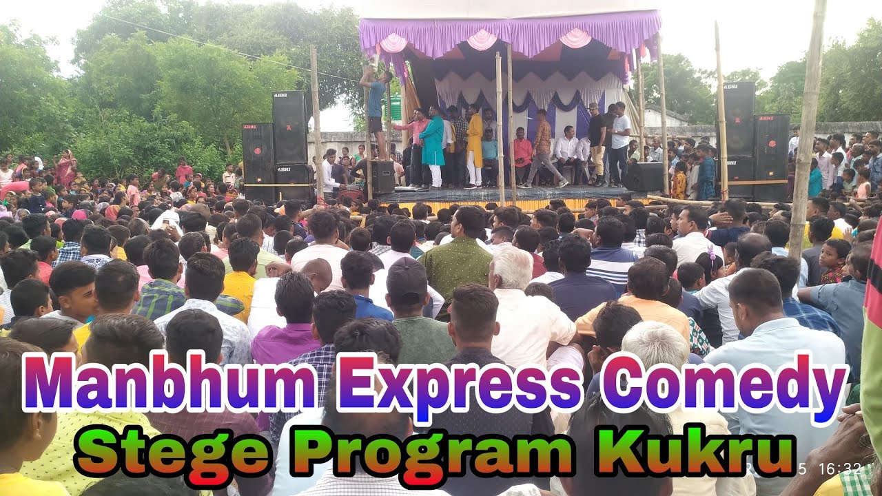 Manbhum Express Comedy 🌻 Stege Program Kukru 🌻Churru Bhuku Neta 2022 ...