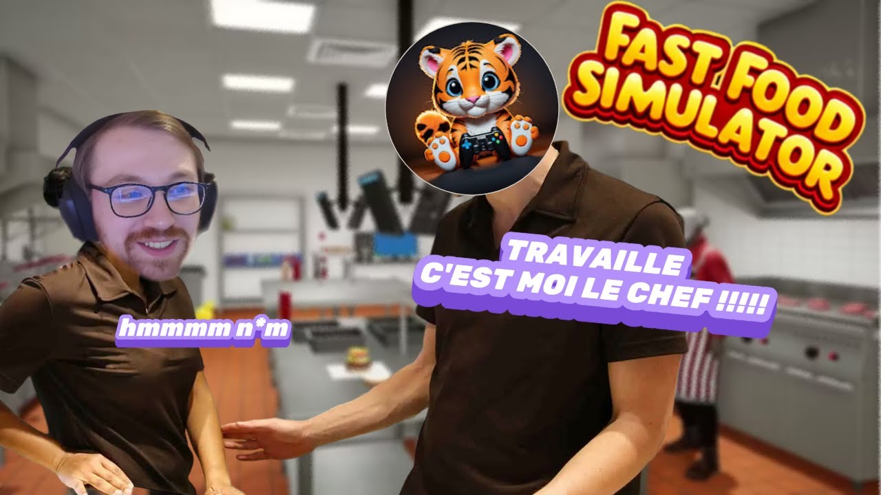 Je veux être le patron !! (Fast Food Simulator) - YouTube