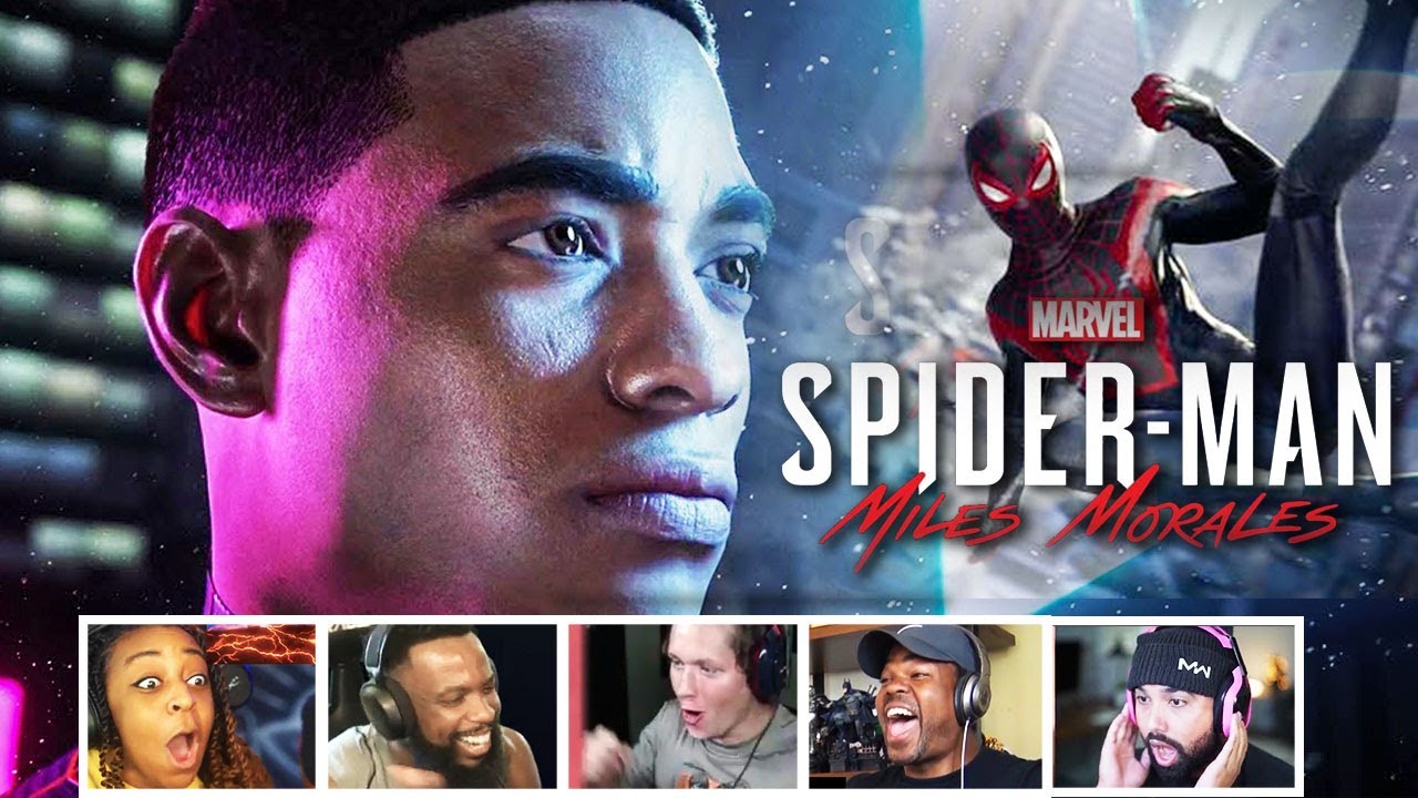 Reactors Reaction To Marvel's Spider-Man: Miles Morales Announcement ...