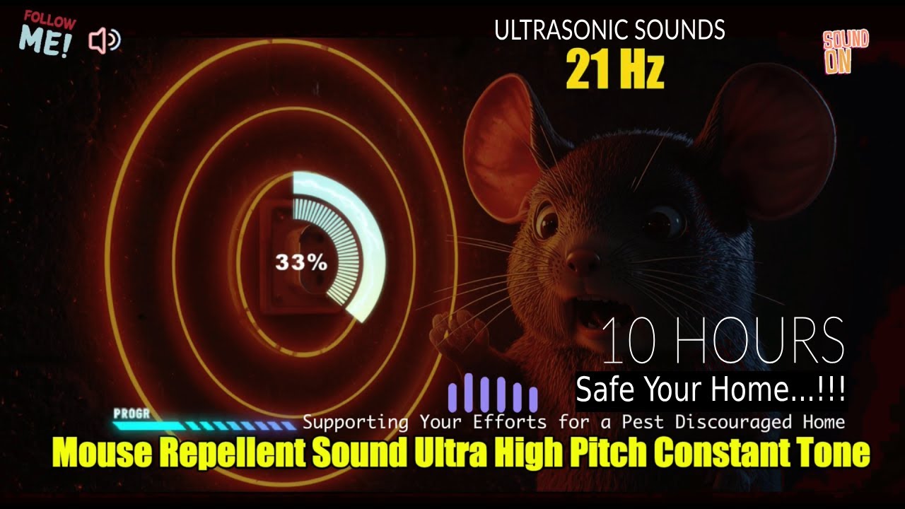 🌀 Mouse Repellent Sound – Ultra High Pitch Constant Tone | Safe ...