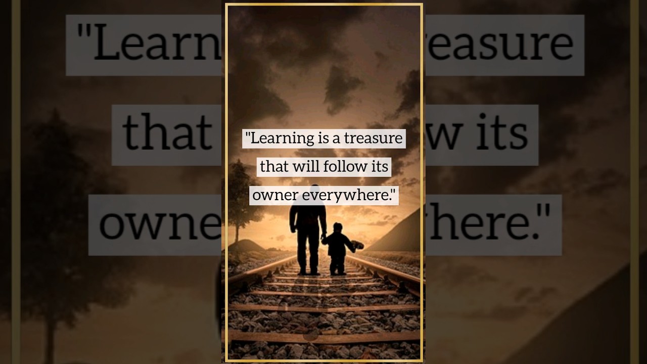 Learning is a treasure #shorts #quotes #kids #funlearning #inspiration ...