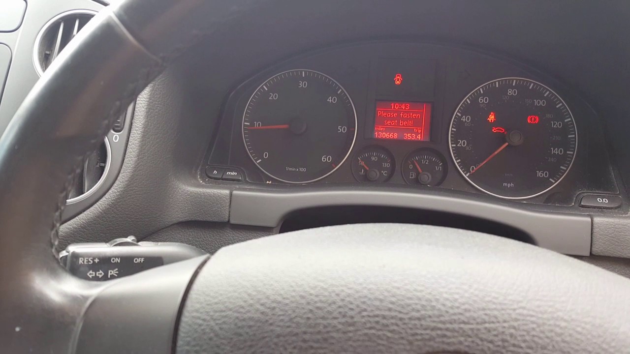 Volkswagen Golf 1.9TDI (BXE), long cranking and hard to start. Fault ...