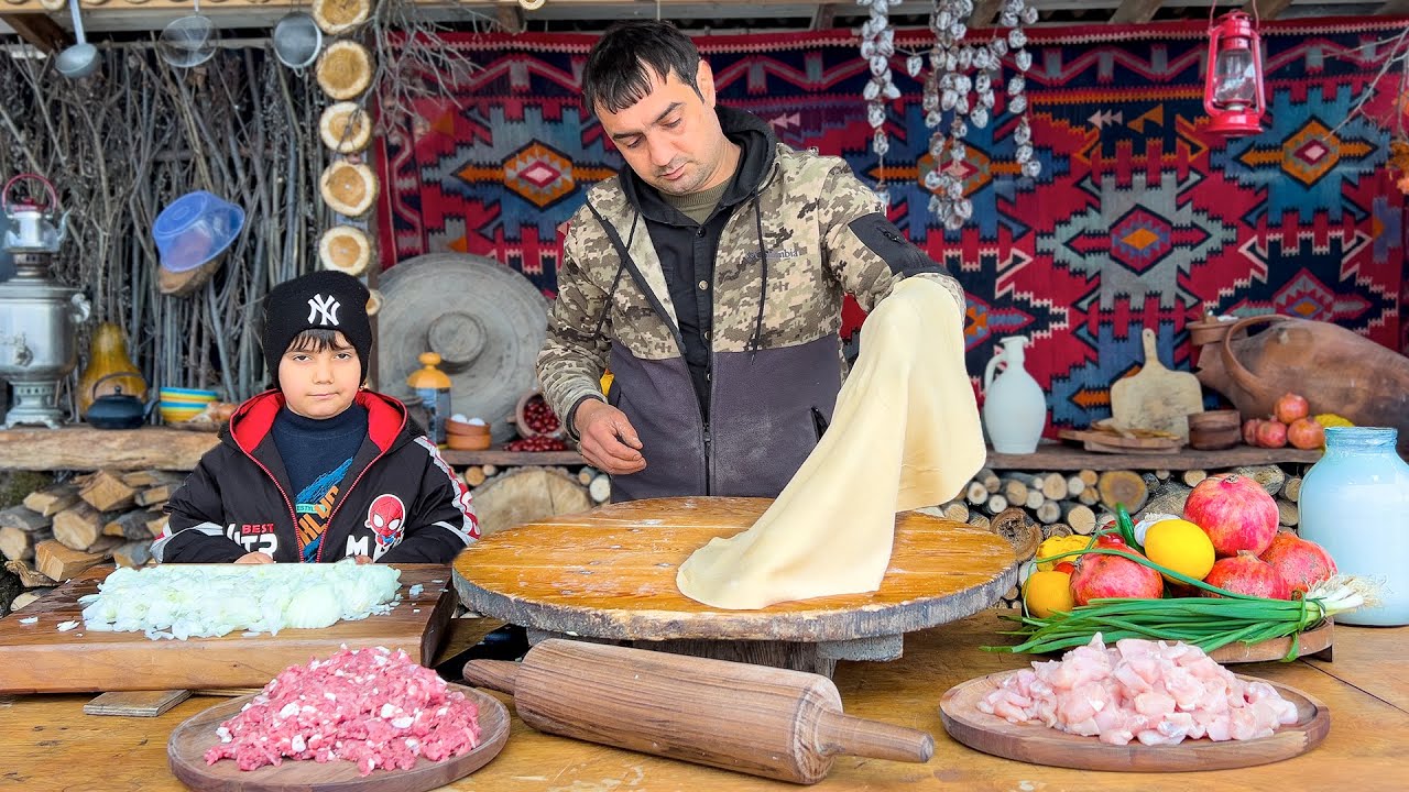 COLD VILLAGE,COLD WEATHER,SNOWY MOUNTAINS! RAMAL HELPS TO CHEF ...