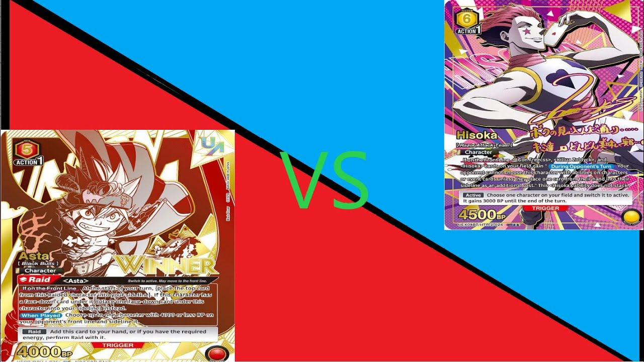 Union Arena Locals 12/27 Round 2 Red Black Clover (Asta) vs Yellow ...