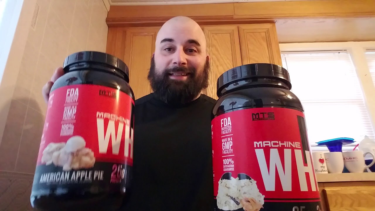 MTS Whey Protein Review (PB Cookies & Cream; American Apple Pie) - YouTube
