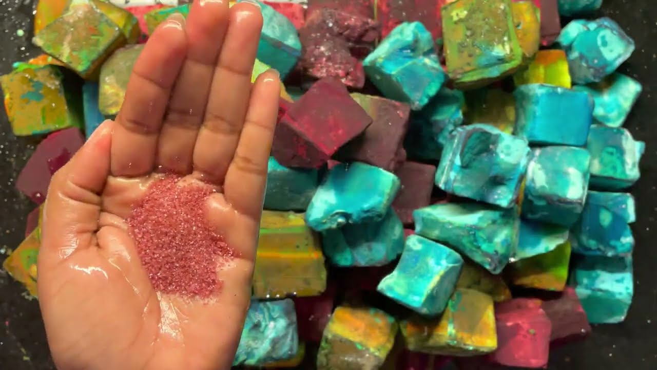 100+ cubes on a bed of chunks - 10k+ thank you, part 2 💕💕💕 - YouTube