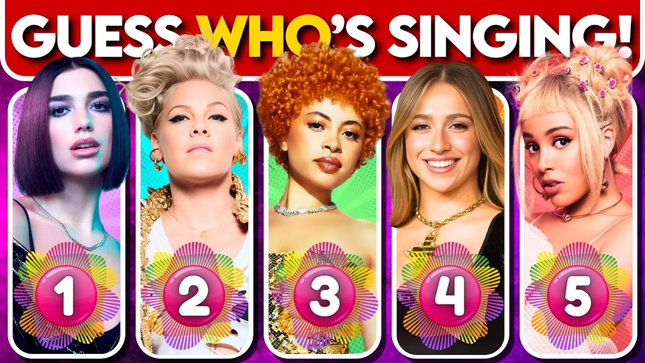 CAN YOU GUESS WHO'S SINGING? 🎤🎵 Female Singers Edition | Music Quiz ...