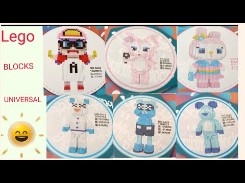 Mẫu ráp Lego BLOCKS UNIVERSAL DN su su, - YouTube
