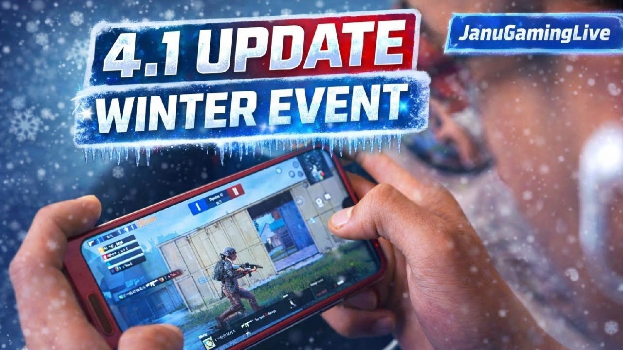 BGMI 4.1 update winter event full game play with leave live stream bgmi ...