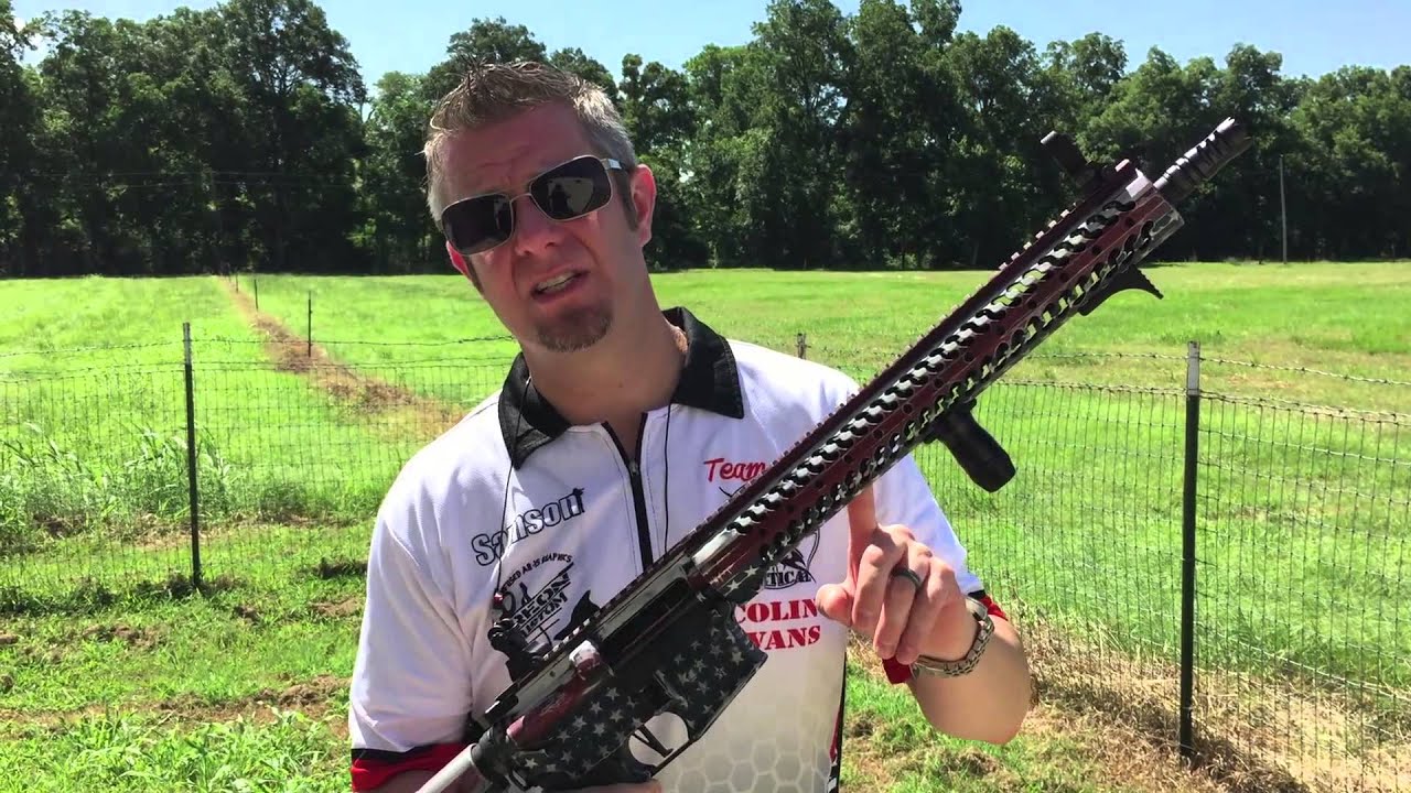 556 Tactical Freedom Rifle for 3 Doors Down Charity Raffle - YouTube