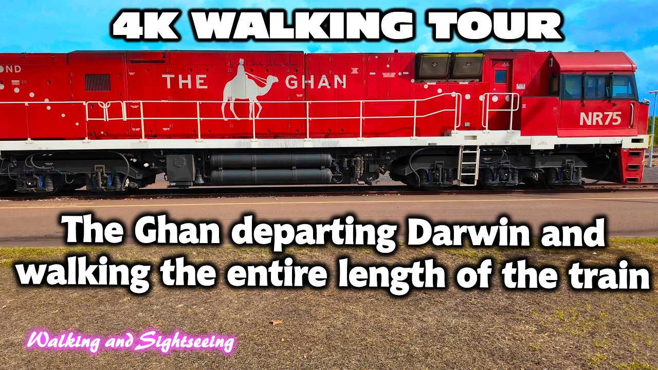 DARWIN NT 🇦🇺 | THE GHAN DEPARTING DARWIN RAIL TERMINAL | WALKING TOUR ...