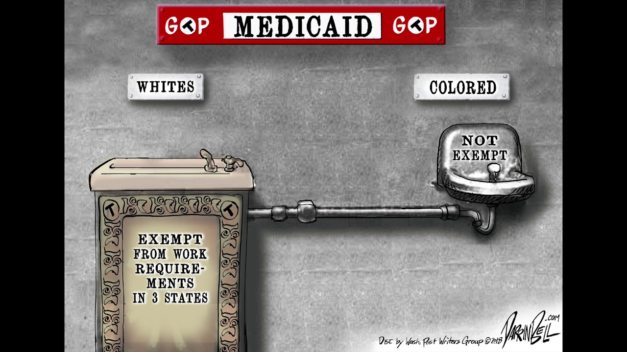 Darrin Bell cartoon animation: Medicaid - YouTube