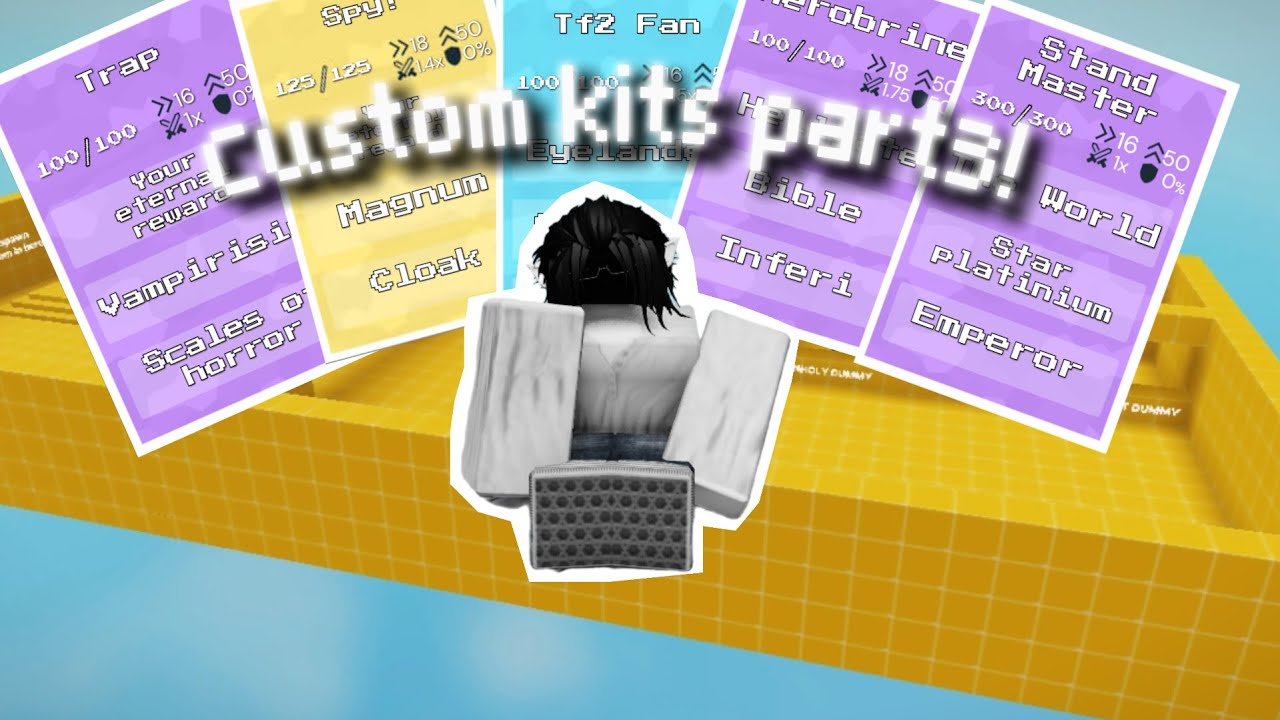 Custom kits for Item asylum! | #part3 #itemasylum #roblox - YouTube