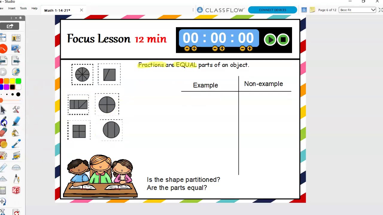 Jan. 14 Examples and Non-examples of Fractions - YouTube