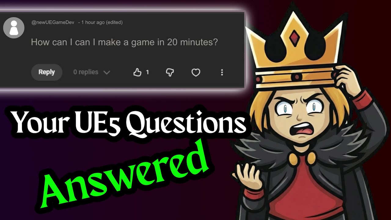 I Anwser Unreal Engine's Most Common Questions - YouTube
