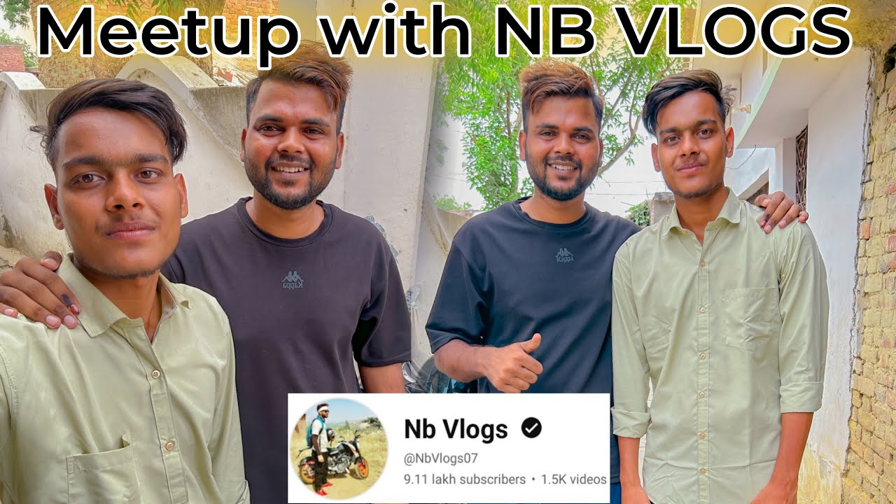 😱MEETUP WITH NB VLOGS 😍|| Manish Babu Vlogs - YouTube