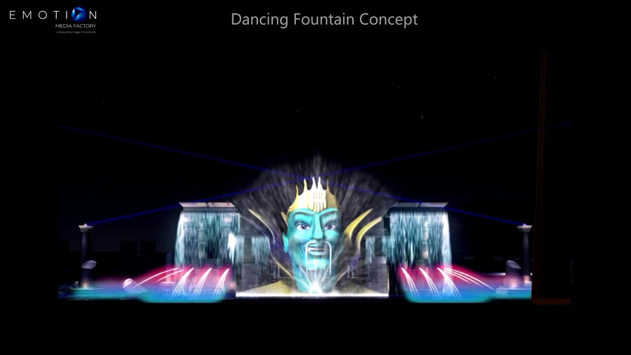 Dancing Fountain Concept Design - YouTube