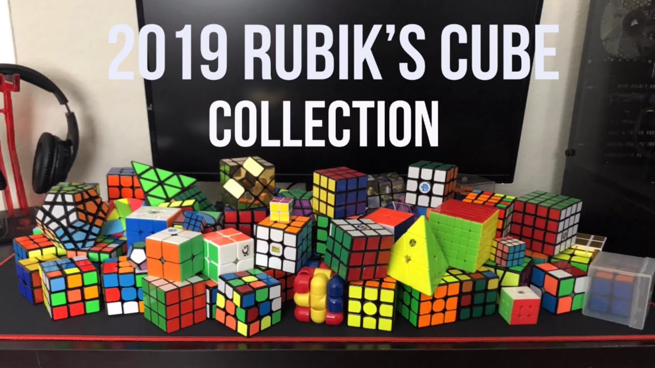 My 2019 Rubiks Cube Collection - YouTube