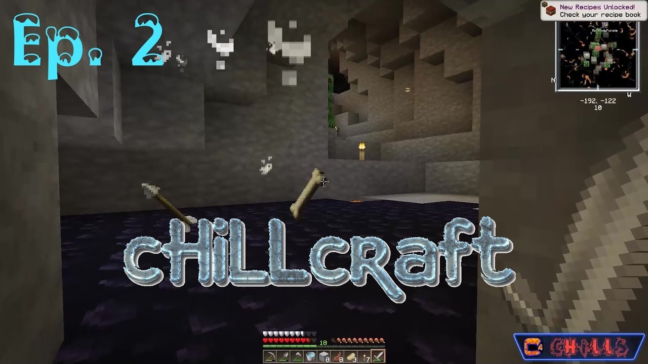 Minecraft cHiLLcraft Server Ep. 2 "Caving Time!!" 1.14 Modded ...