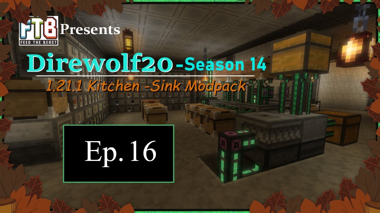 Minecraft: Direwolf20 1.21.1 Modpack (Ep.16)Dire Things Book,Dire ...