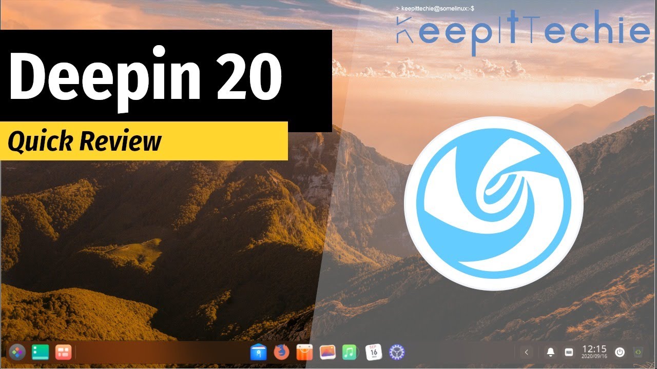 Deepin 20 | Beautiful Linux Distro based on Debian - YouTube