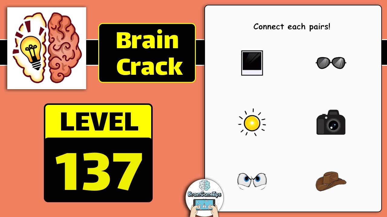 Brain Crack Level 137 Connect each pairs Walkthrough - YouTube