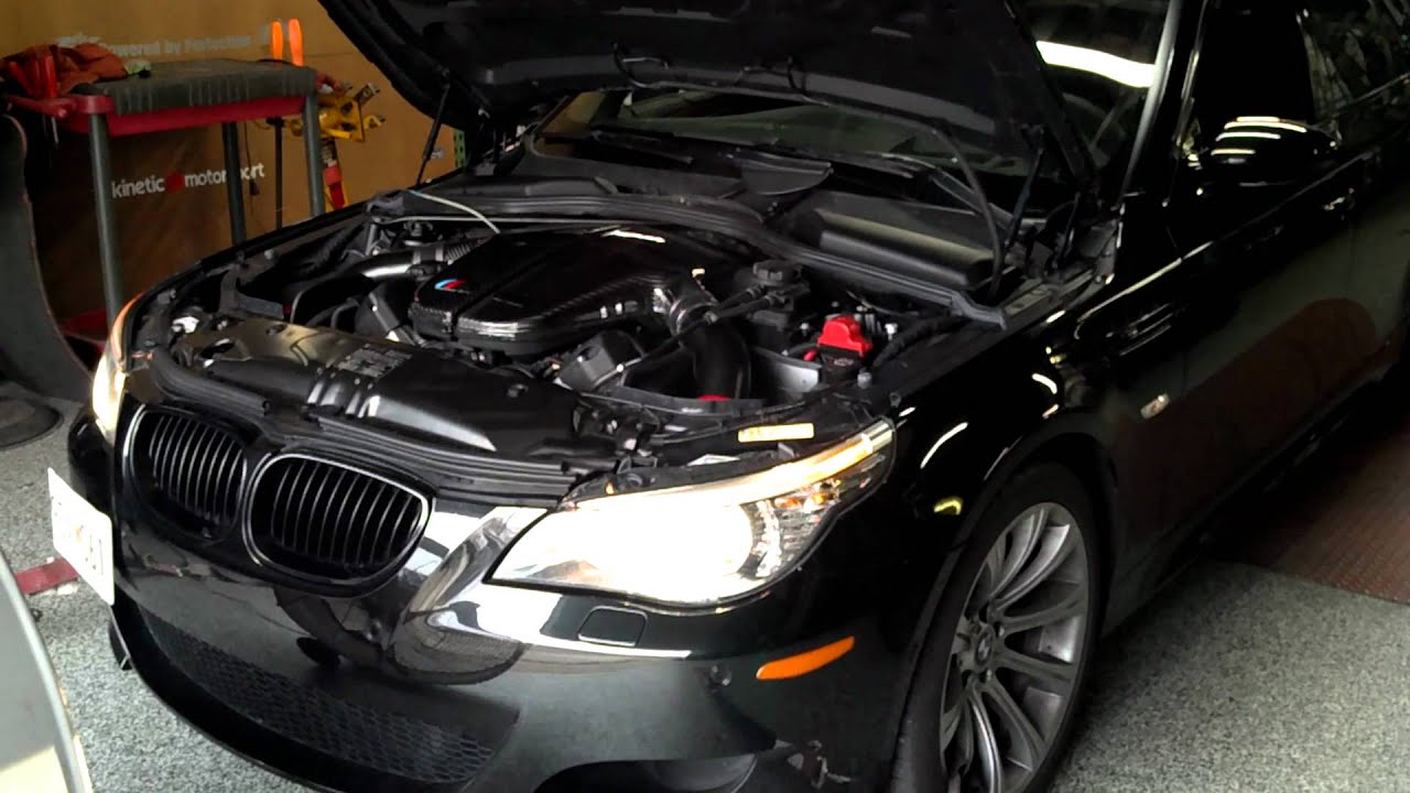 E60 M5 JAWS Intake Dyno Pull - YouTube