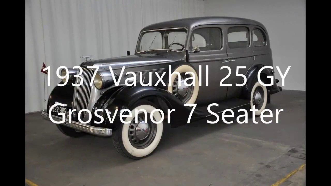 1937 Vauxhall 25 GY Grosvenor 7 Seater - YouTube