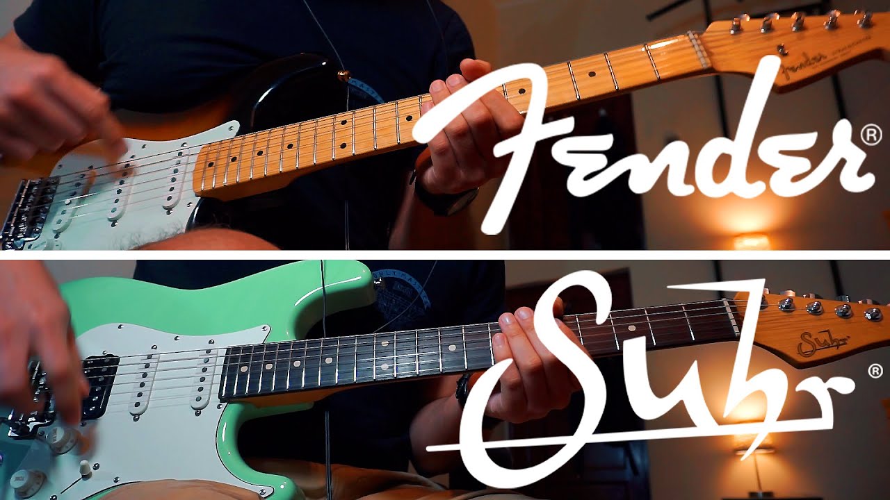 Suhr 🆚 Fender - YouTube