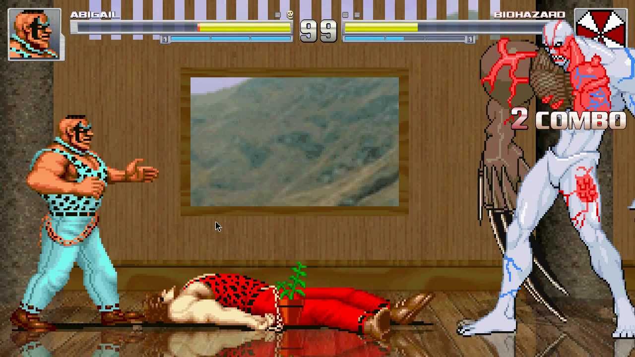MUGEN - Bio hazard vs Madgear gang! - YouTube