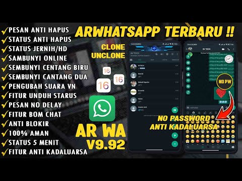 ARWHATSAPP V9.92 TERBARU 2023 || ARWA TERBARU 2023