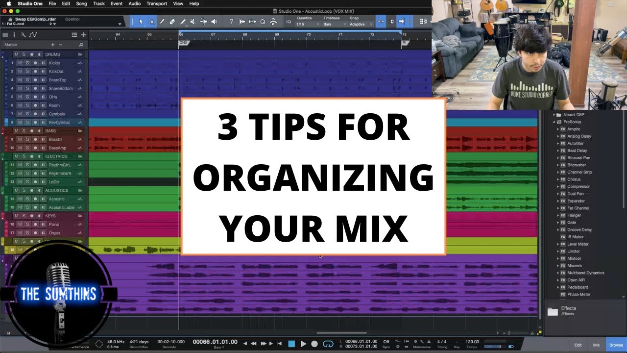 3 Tips For Organizing Your Mix Session & Mixing Faster - YouTube