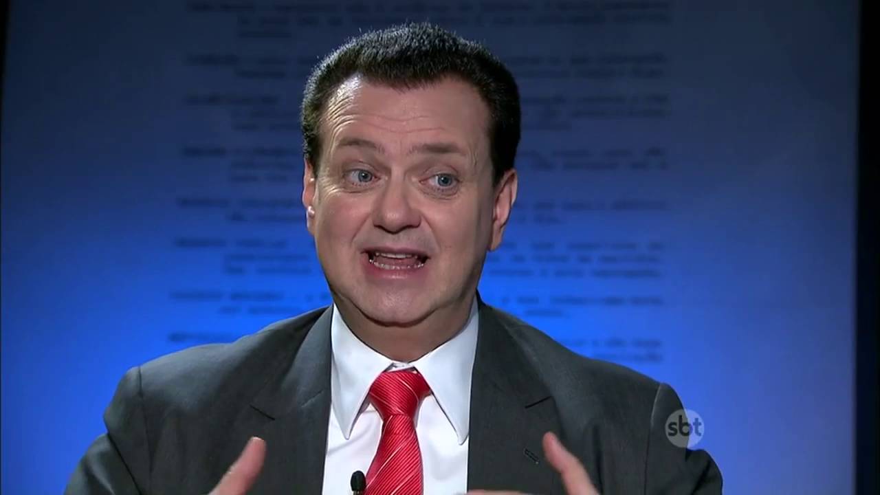 Jornal do SBT (23/08/16) Kennedy Alencar entrevista o ministro Gilberto ...